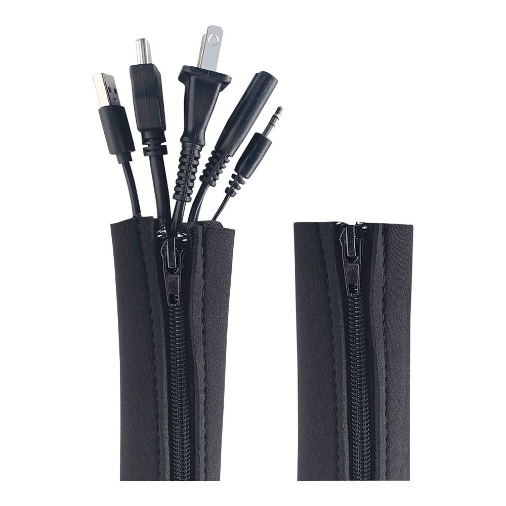 Wrap-It Cable Zipper Sleeve - 24-in. (2-Pack) - Micro Center