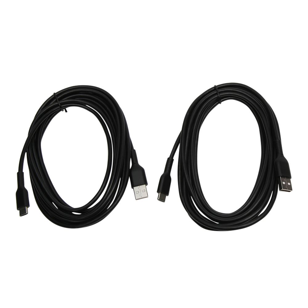 Inland USB Type-A to USB Type-C (Black) - 10 Ft. (2 Pack) - Micro Center