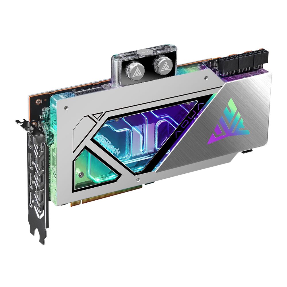 ASRock AMD Radeon RX 7900 XTX Aqua Overclocked Liquid Cooled 24GB GDDR6 ...
