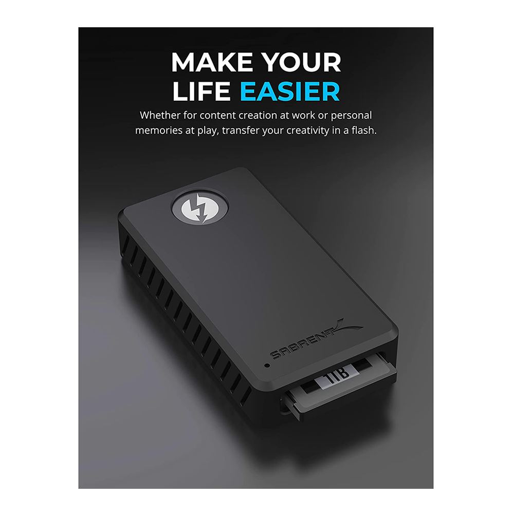 Sabrent CFexpress Type-B Thunderbolt 3 Card Reader - Micro Center