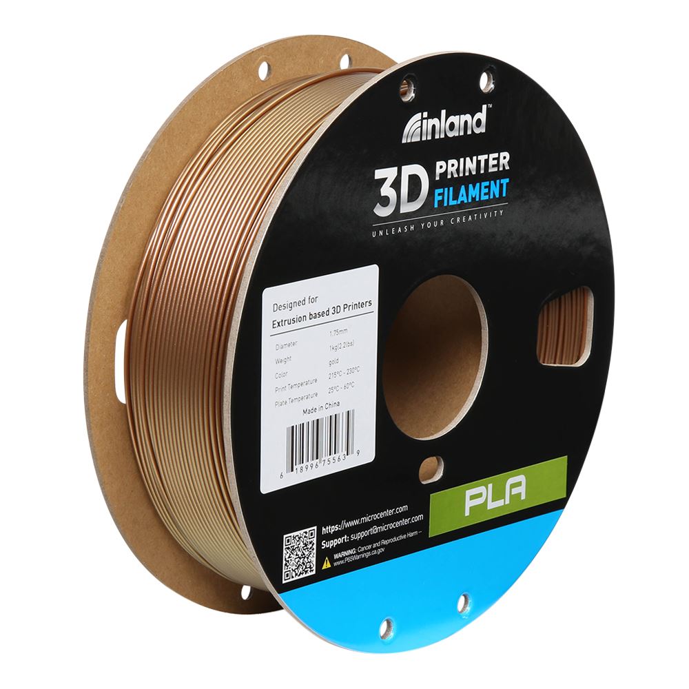 Inland 1.75mm Shimmer PLA 3D Printer Filament 1kg (2.2 lbs) Spool ...