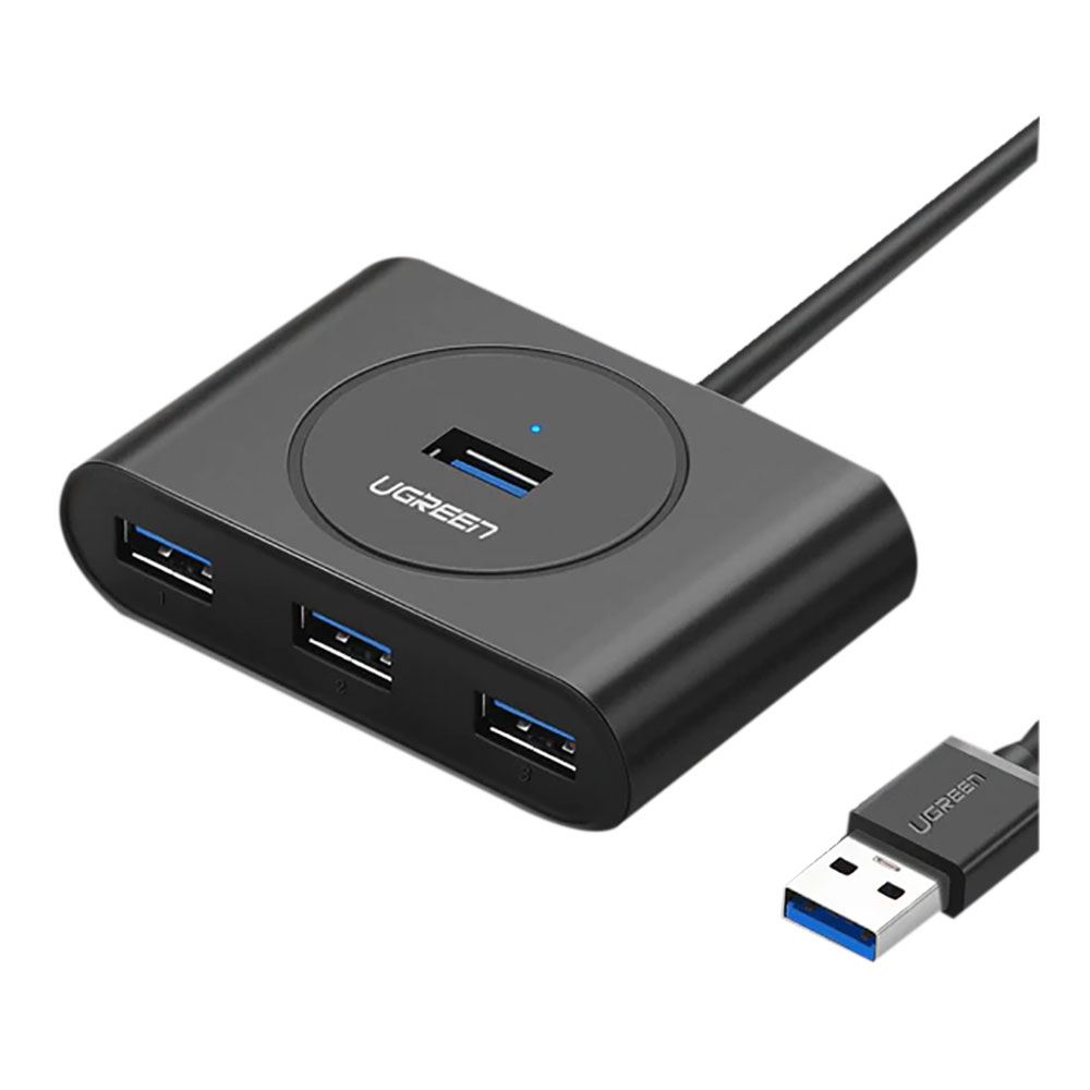 UGreen 4-in-1 USB 3.0 Powered Data Hub - Micro Center