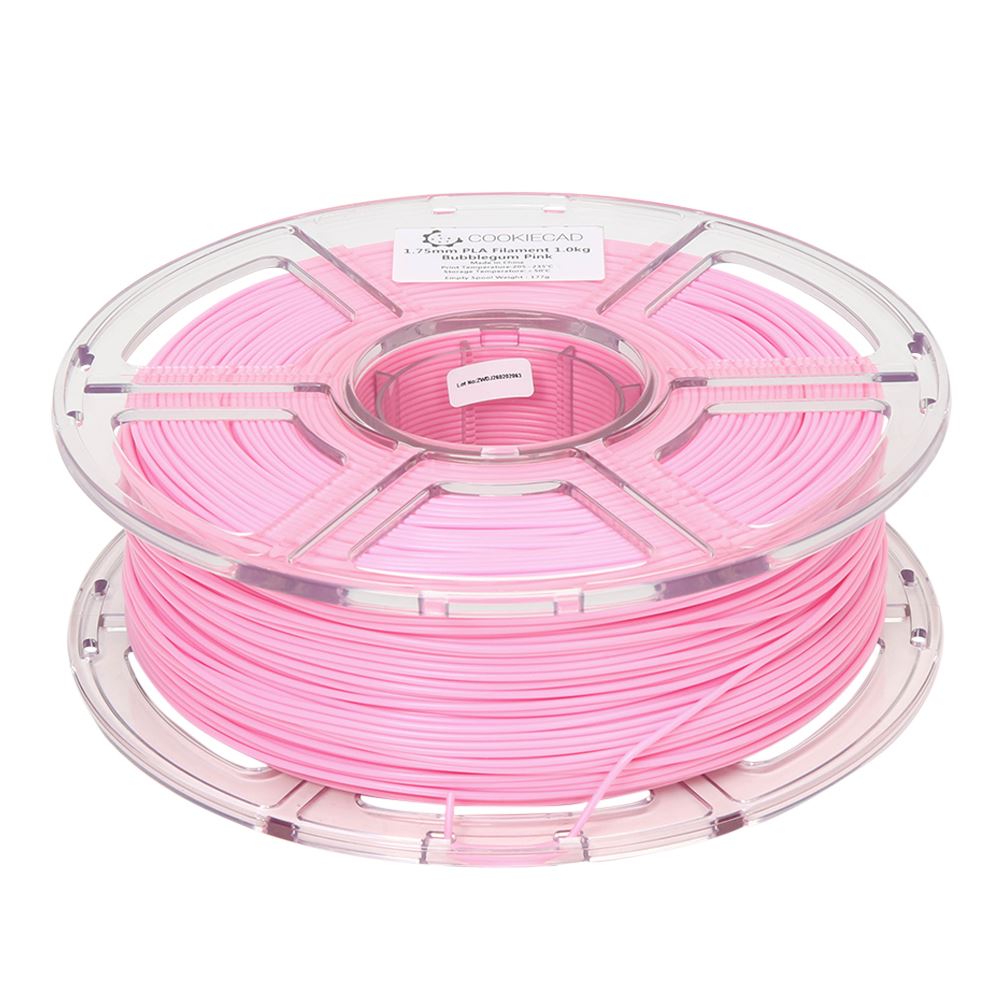 Cookiecad 1.75mm PLA 3D Printer Filament 1.0 kg (2.2 lbs.) Spool ...