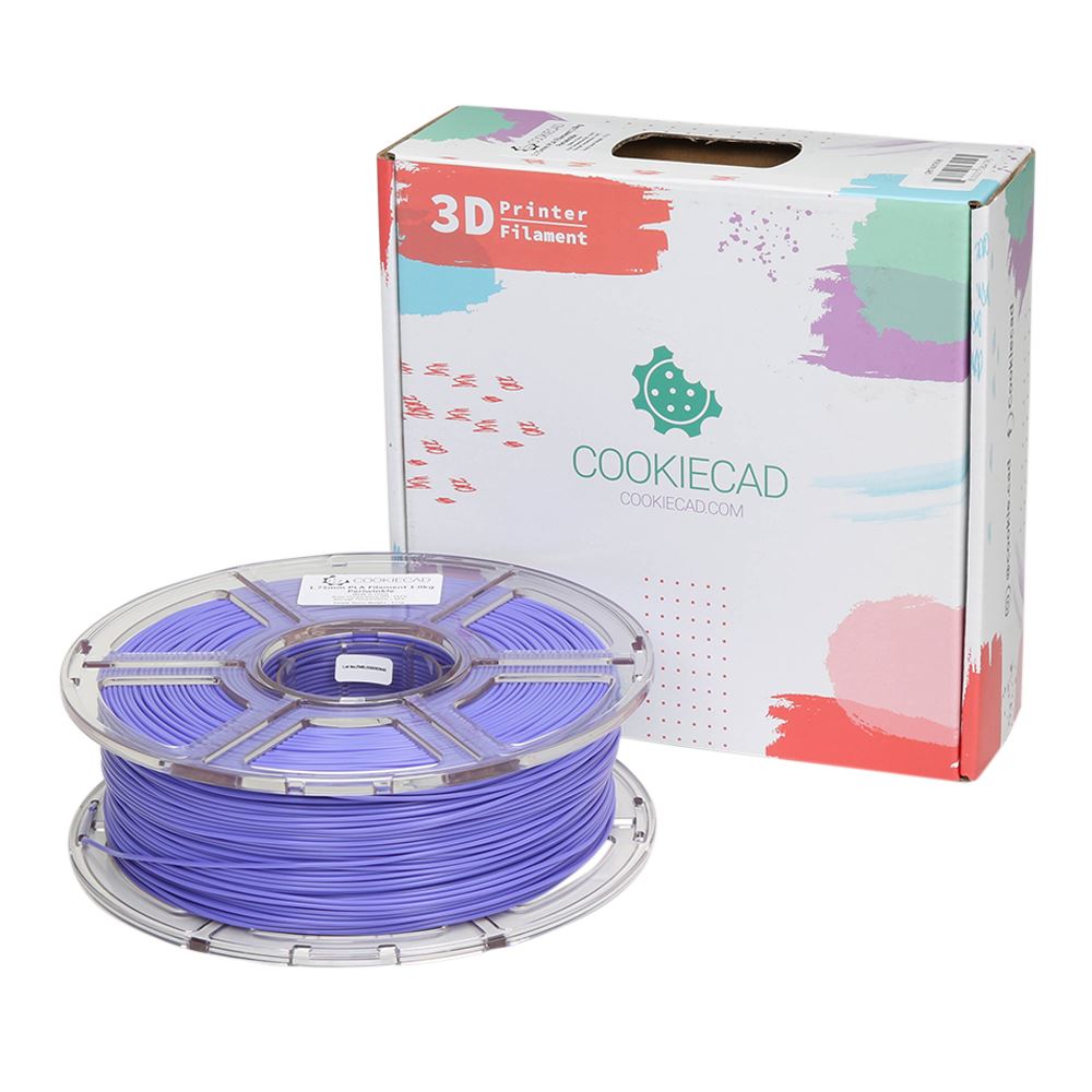 Cookiecad 1.75mm PLA 3D Printer Filament 1.0 kg (2.2 lbs.) Spool ...