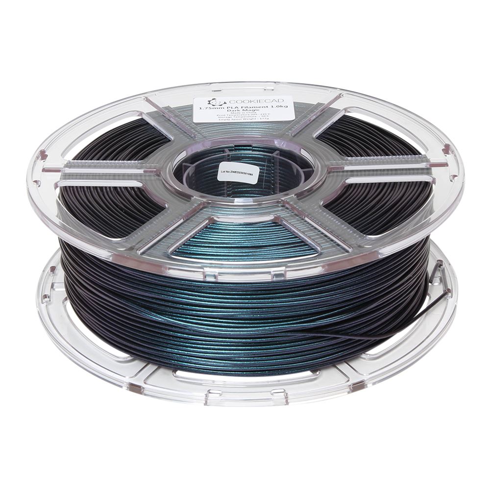 Cookiecad 1.75mm PLA Iridescent Holographic 3D Printer Filament Multi ...