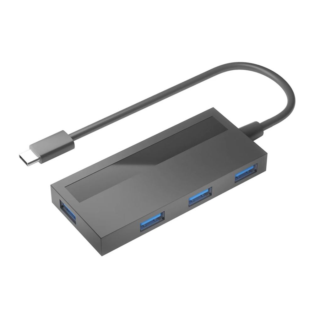 Inland 4-in-1 USB Type-C 3.0 Hub; Durable Plastic Case - Micro Center