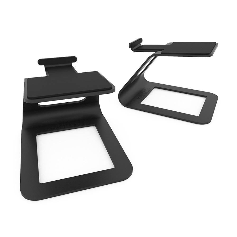 Kanto SE2 Elevated Desktop Speaker Stands for Small Speakers - Black ...