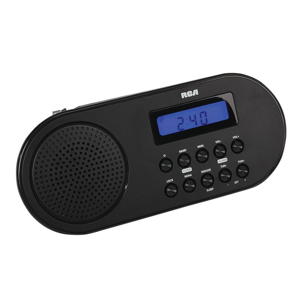 RCA AM/FM NOAA Weather Alert Radio - Micro Center