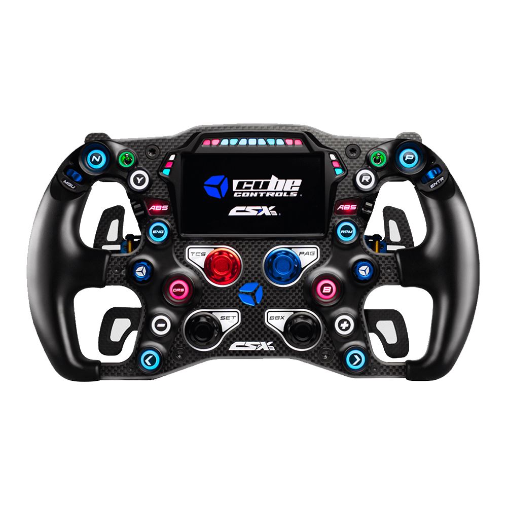 Cube Controls Sim Racing Steering Wheel CSX-3 (6 Pedals) - Micro Center