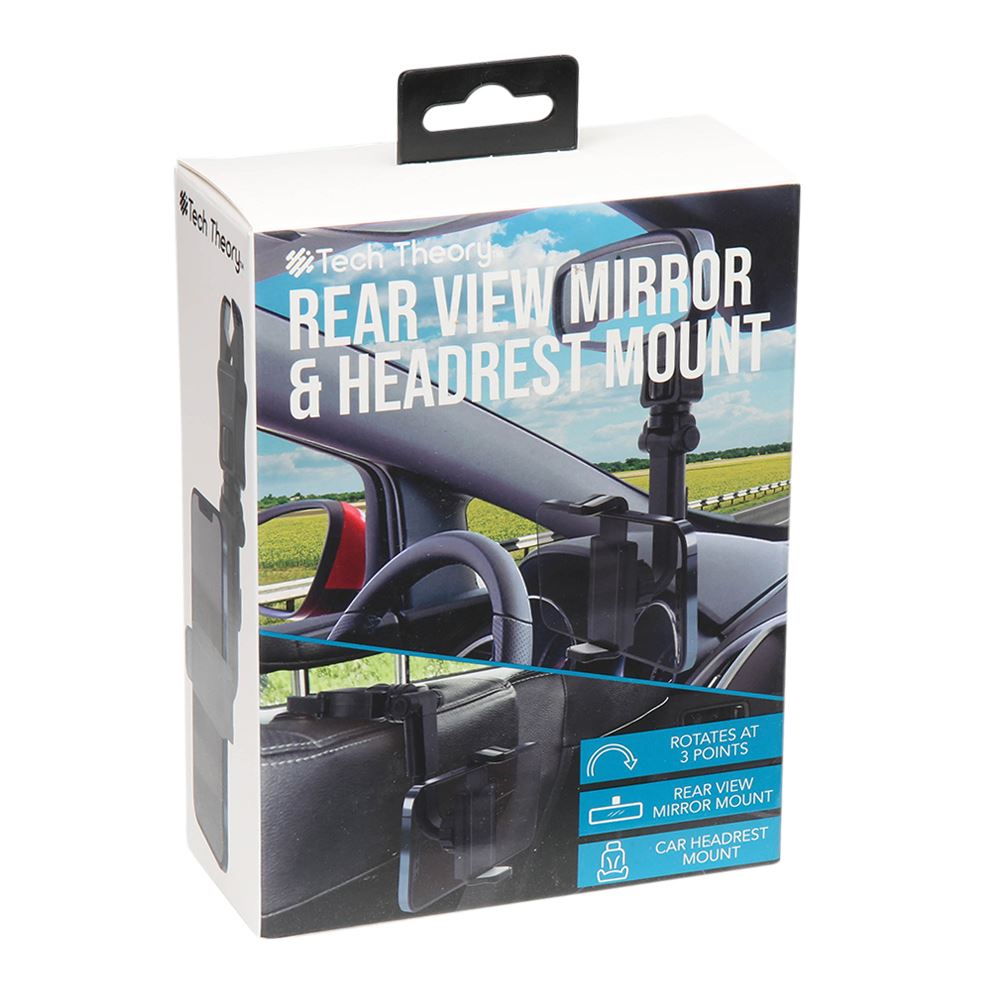 Micro Center - Aduro Rear and Headrest Mount TT-RVMHM-01