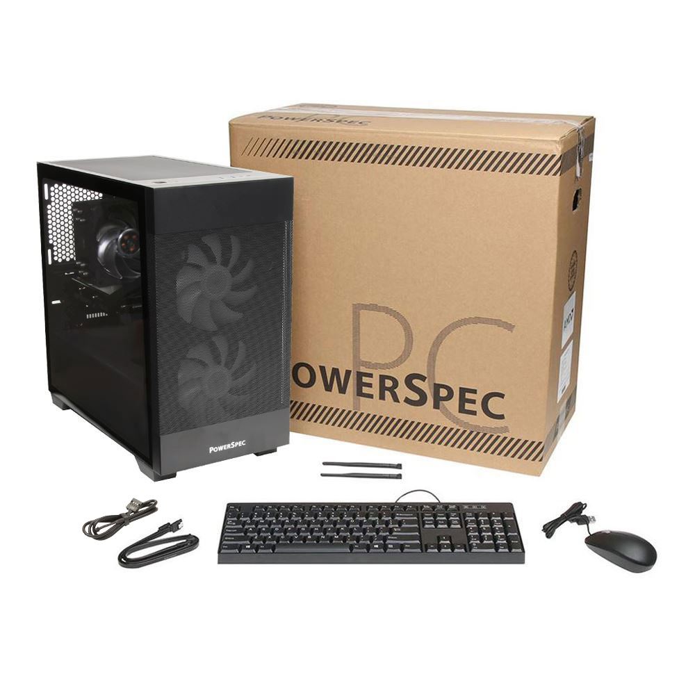 PowerSpec G516 Gaming PC; AMD Ryzen 5 5600X3D 3.3GHz Processor; AMD ...