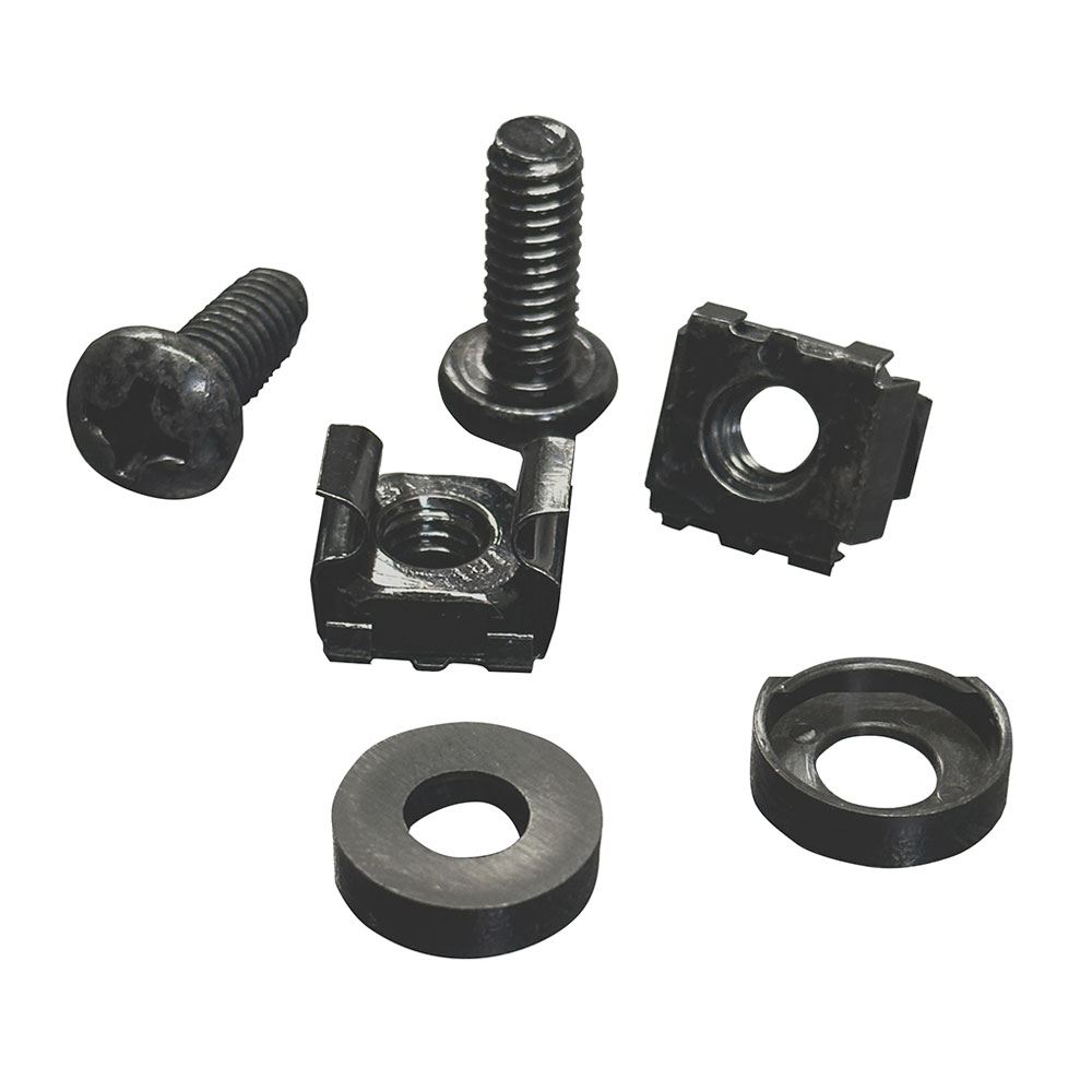 Intellinet 12-24 Cage Nut Set - 50 Piece - Micro Center