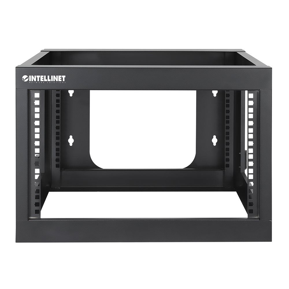 Intellinet 19" Wall Mount 4-Post Open Frame Network Rack - 6U - Micro ...