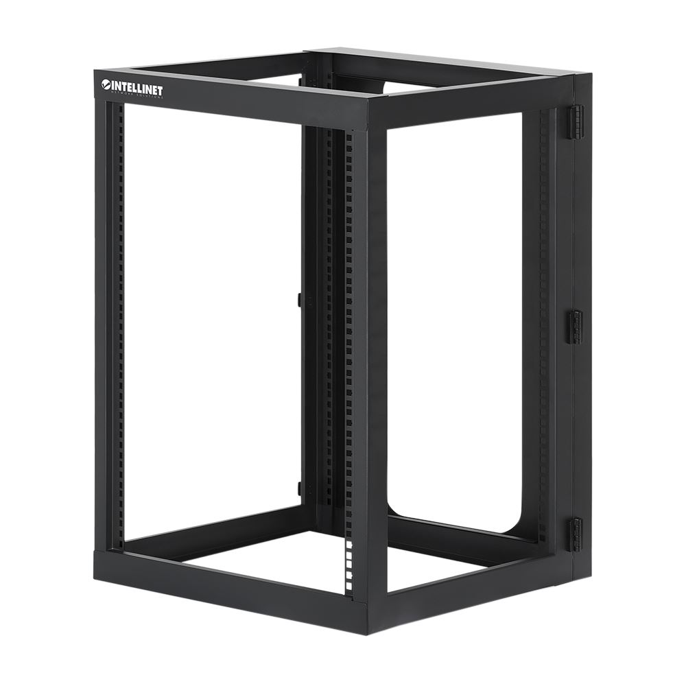 Intellinet 19 inch Wall Mount 4-Post Open Frame Network Rack - 15U ...