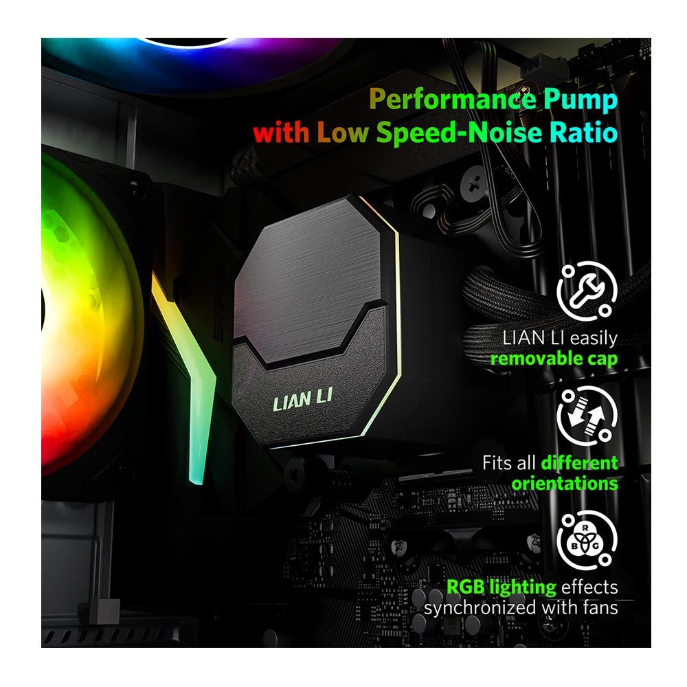 Lian Li ALC360 360mm All in One Liquid CPU Cooling Kit - Black - Micro ...