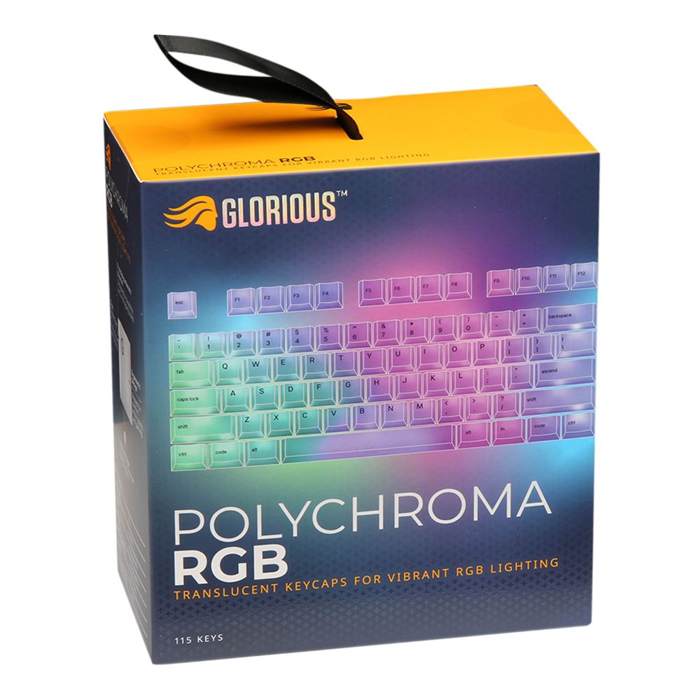 Glorious Polychroma Translucent RGB Keycaps - Micro Center