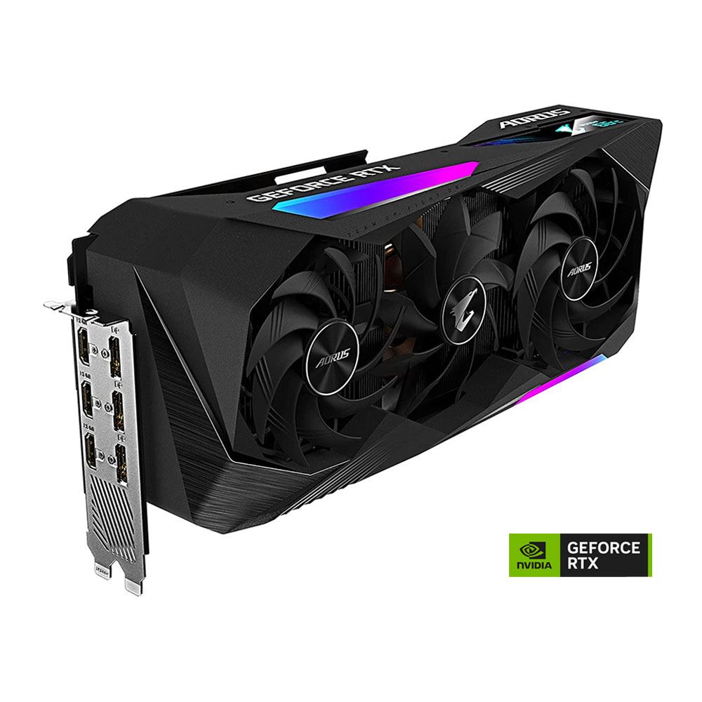 Gigabyte NVIDIA GeForce RTX 3070 Ti AORUS Master Overclocked Triple-Fan ...