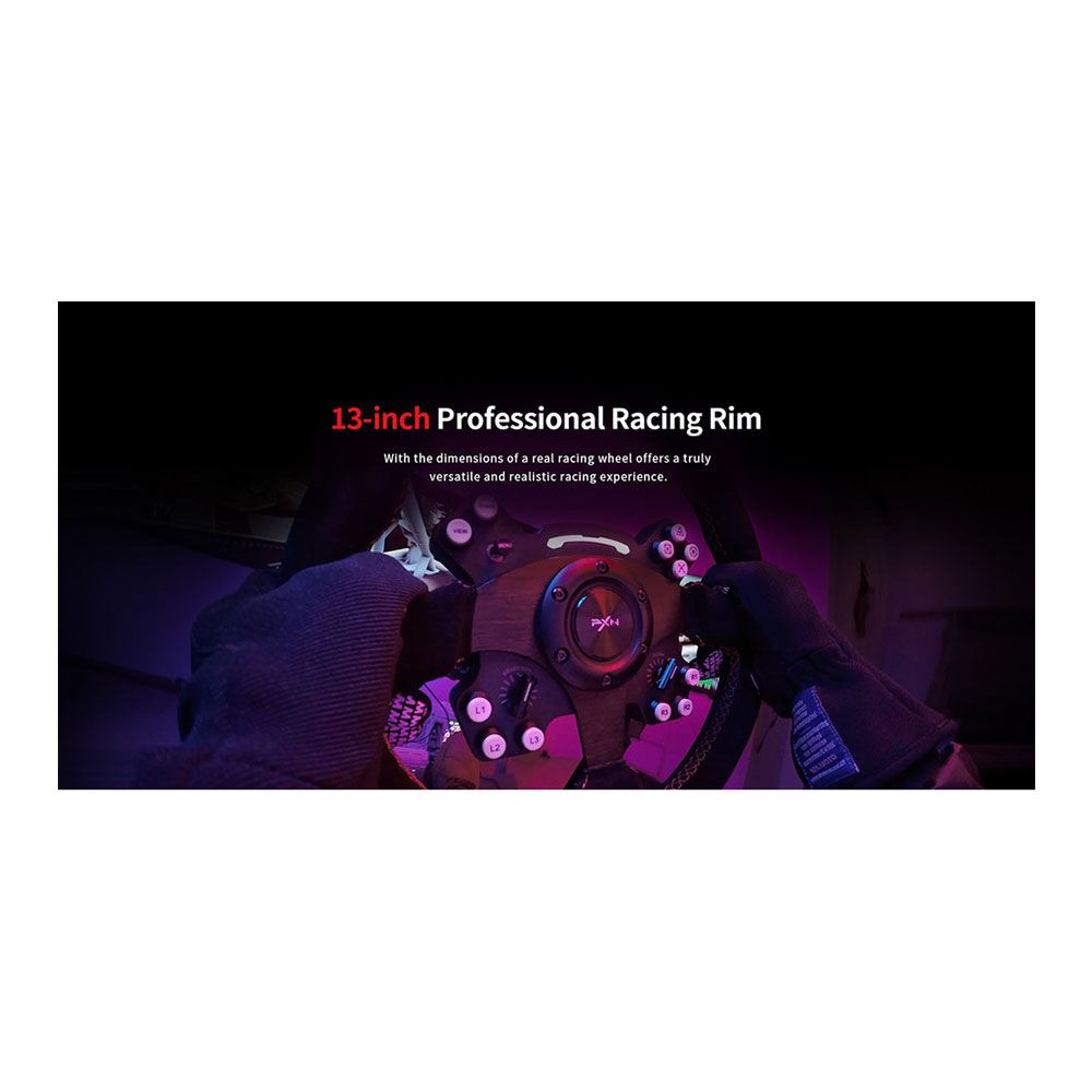PXN PXN-V12CW 13 Inches Racing Wheel - Micro Center