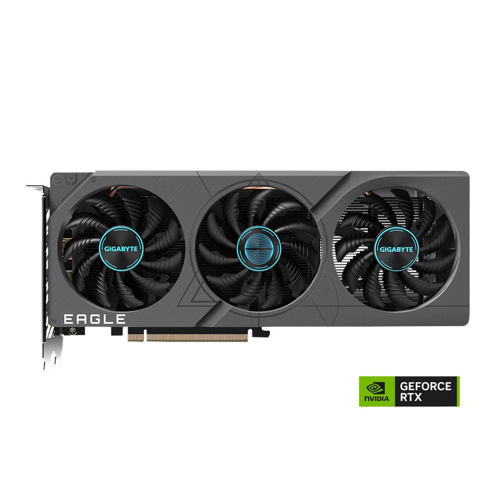 Gigabyte NVIDIA GeForce RTX 4060 Eagle Overclocked Triple Fan 8GB GDDR6 ...