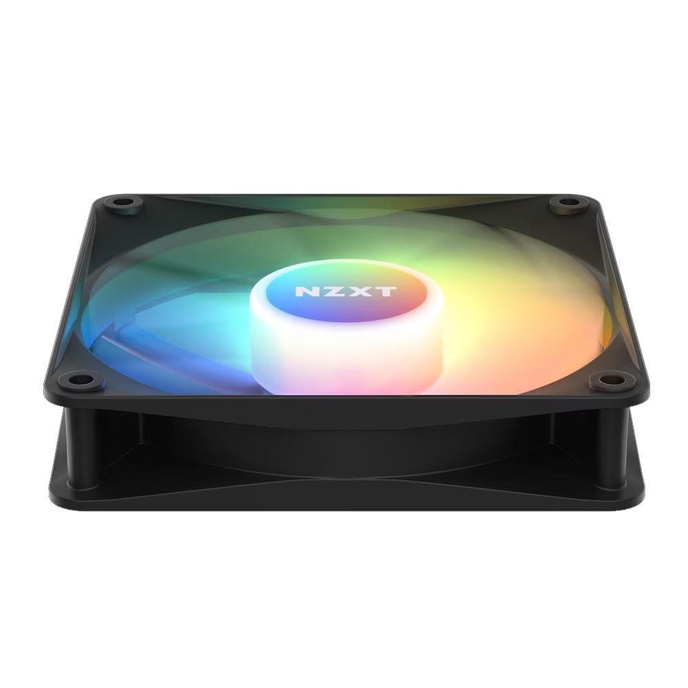 NZXT F120 RGB Core Fluid Dynamic Bearing 120mm Case Fan - Black - Micro ...