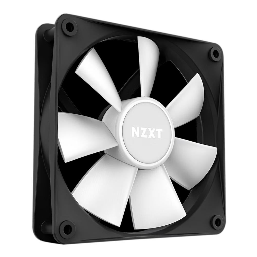 NZXT F120 RGB Core Fluid Dynamic Bearing 120mm Case Fan - Black - Micro ...
