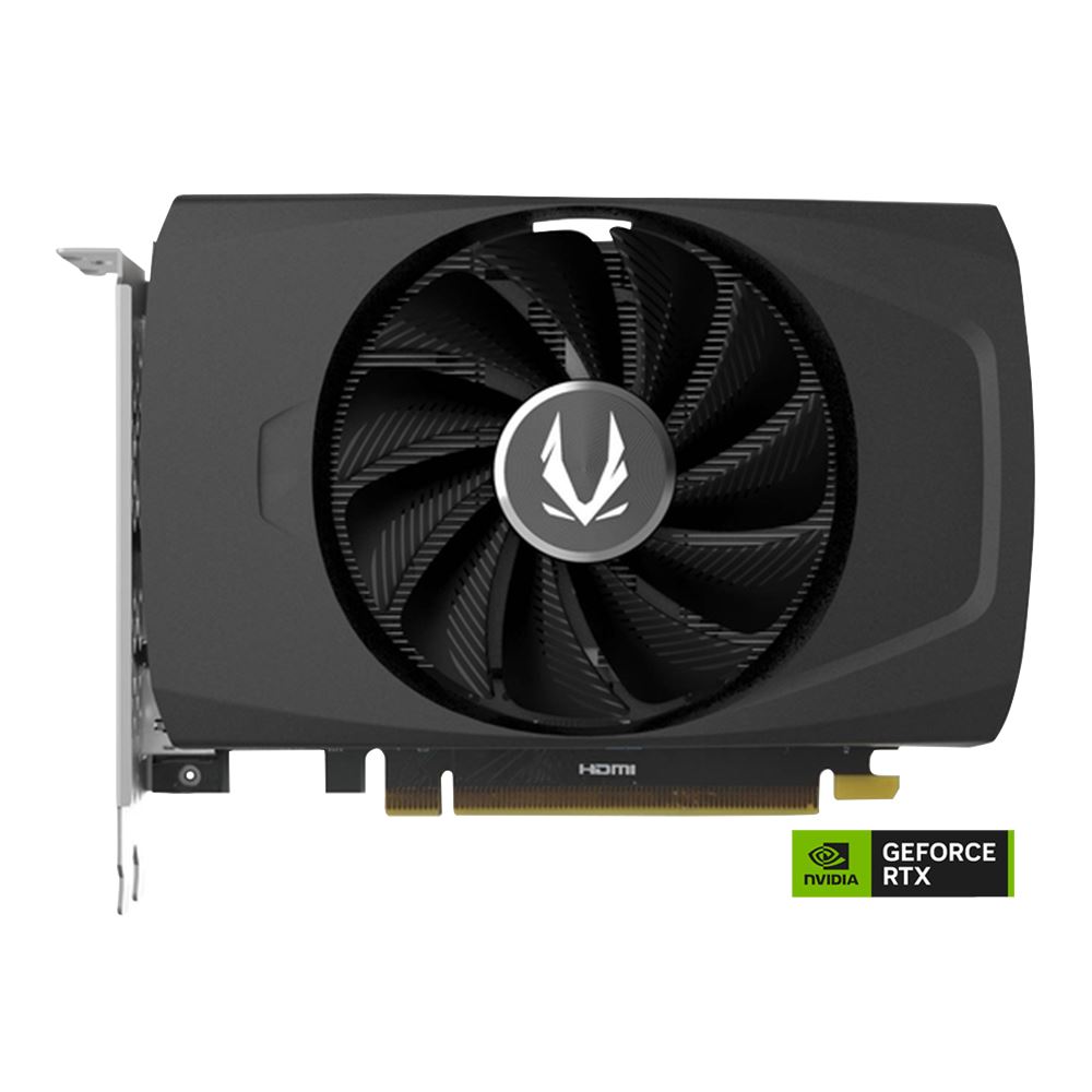 Zotac NVIDIA GeForce RTX 4060 Solo Single Fan 8GB GDDR6 PCIe 4.0 ...