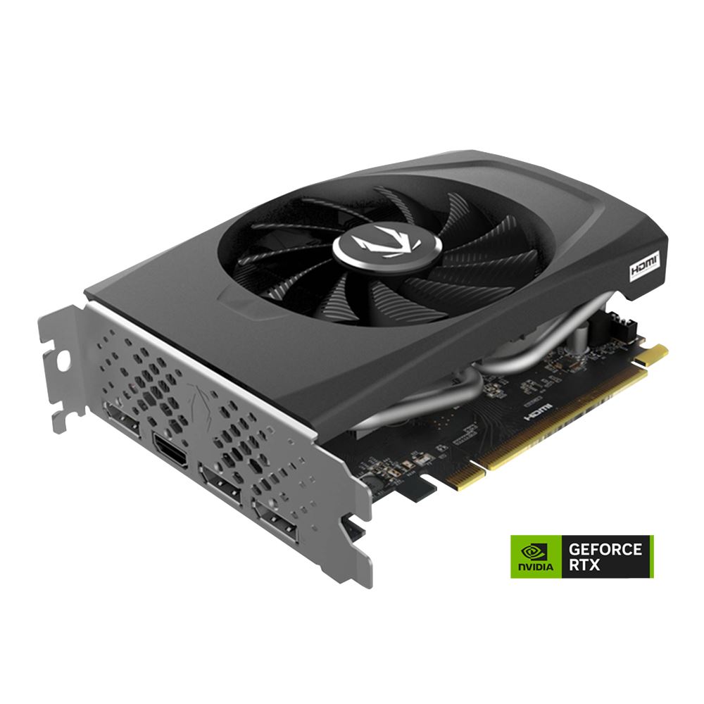 Zotac NVIDIA GeForce RTX 4060 Solo Single Fan 8GB GDDR6 PCIe 4.0 ...
