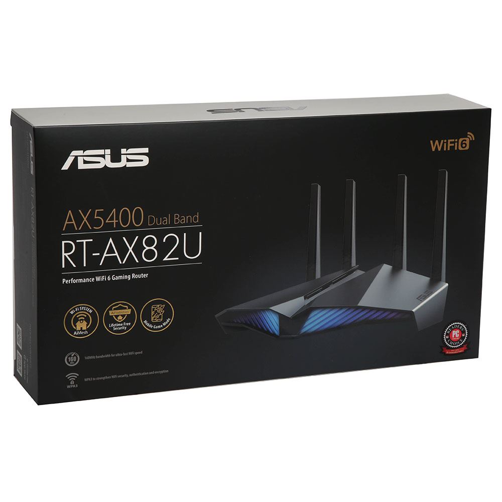 ASUS AX5400 Dual-band WiFi 6 Gaming Router; Game Acceleration; Mesh ...
