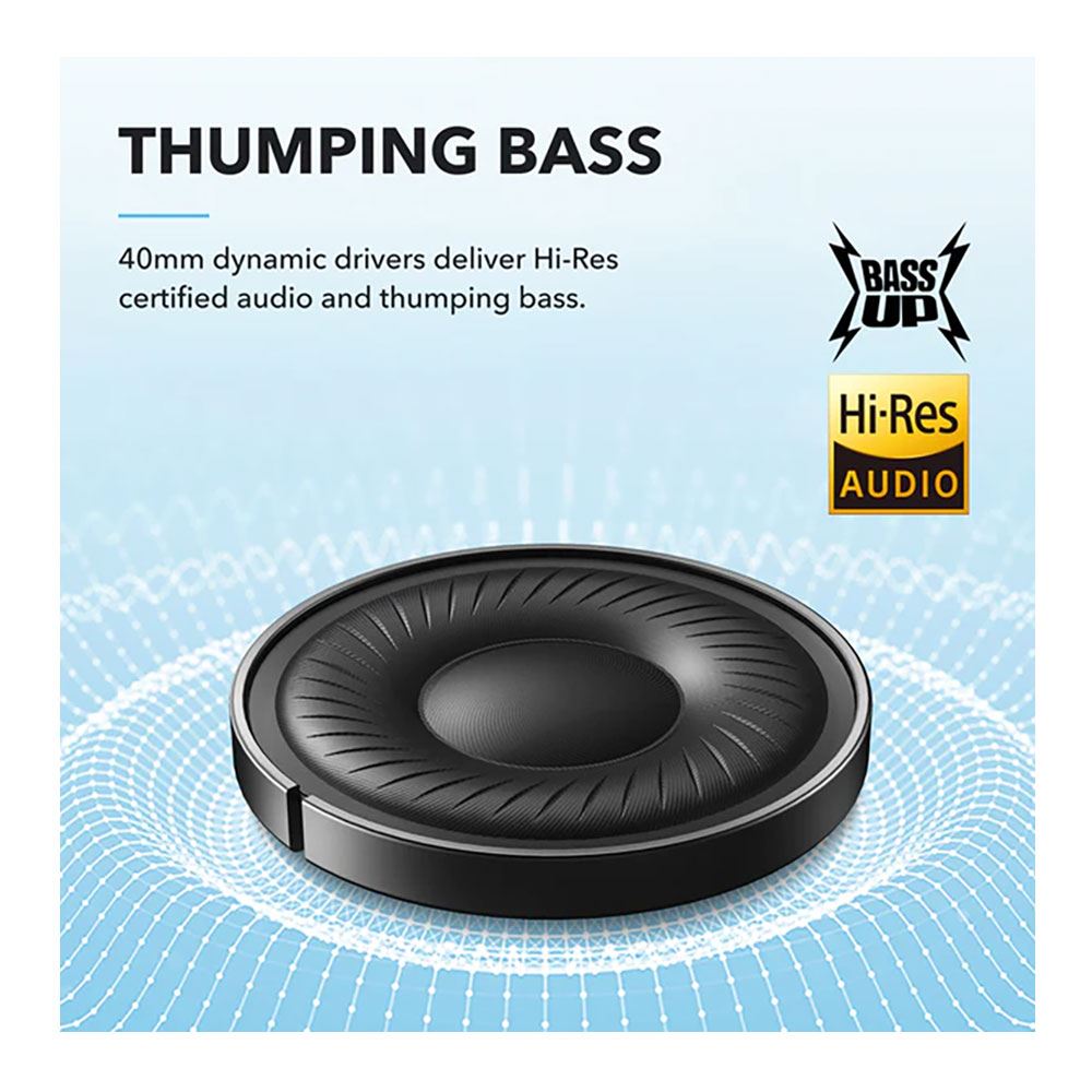 Anker Soundcore Q20i Hybrid Active Noise Cancelling Bluetooth Wireless ...