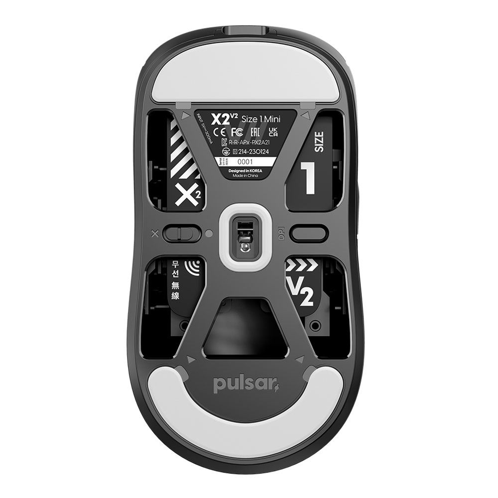 pulsar X2 V2 Wireless Mini - Black - Micro Center