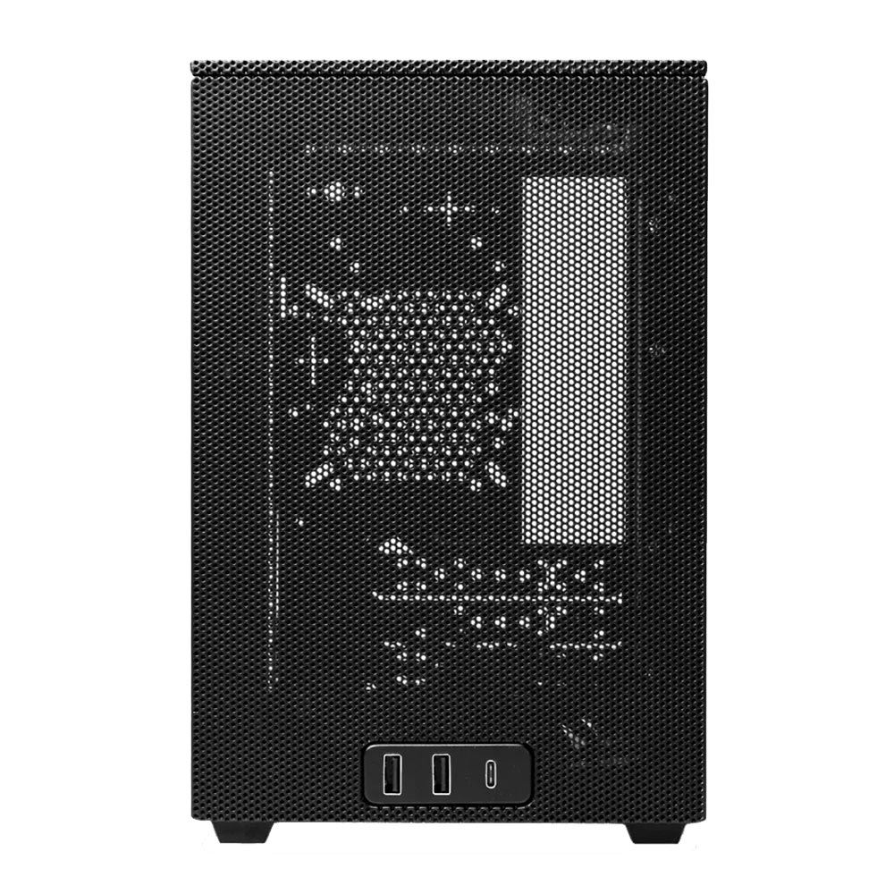 SSUPD Meshroom D Mini-ITX Mini Tower Computer Case - Black - Micro Center