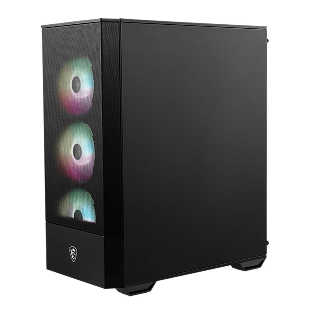 MSI MAG FORGE 112R Tempered Glass ATX Mid-Tower Computer Case - Black ...