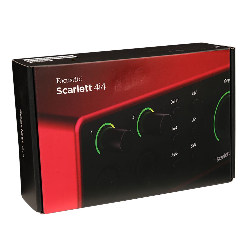 Focusrite Scarlett 4i4 4th Gen USB Audio Interface; 4-in/4-out USB-C ...