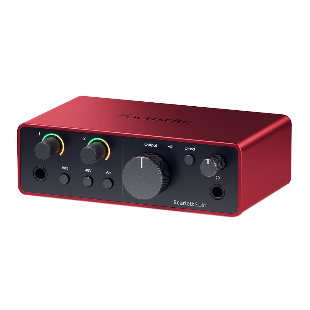 Focusrite Scarlett Solo Studio 4th Gen Recording Bundle; Scarlett Solo ...