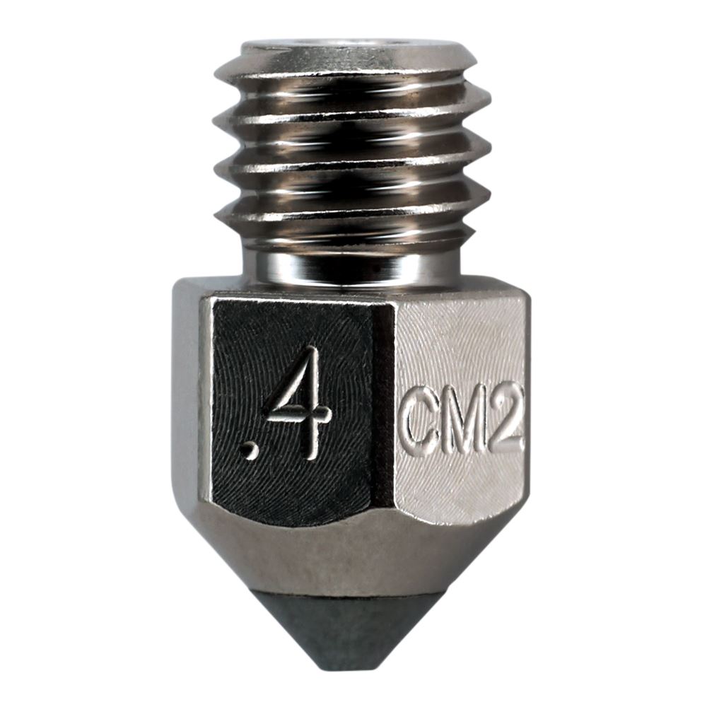 Micro Swiss CM2 - 0.4mm MK8 Nozzle Copper Core, M2 Hardened Steel Tip ...