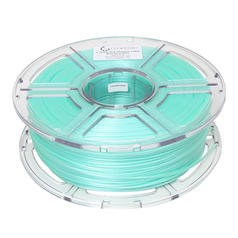 Cookiecad 1.75mm PLA 3D Printer Filament Single Color 1.0 kg (2.2 lbs ...