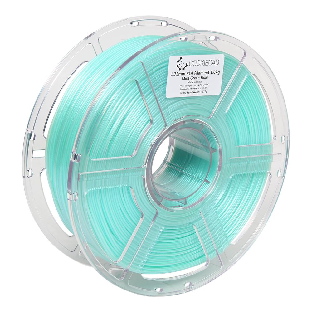 Cookiecad 1.75mm PLA 3D Printer Filament Single Color 1.0 kg (2.2 lbs ...