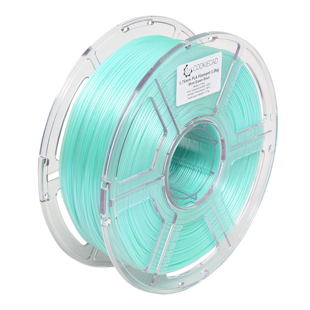 Cookiecad 1.75mm PLA 3D Printer Filament Single Color 1.0 kg (2.2 lbs ...