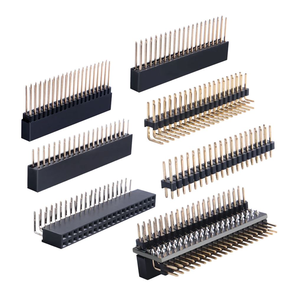 52Pi 2x20 40 Pin Stacking Female Header Kit - Micro Center
