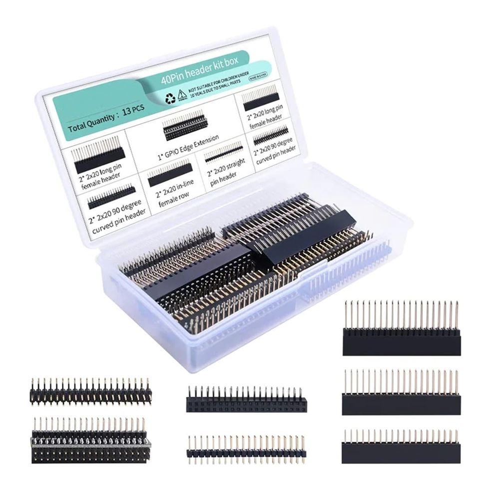 52Pi 2x20 40 Pin Stacking Female Header Kit - Micro Center