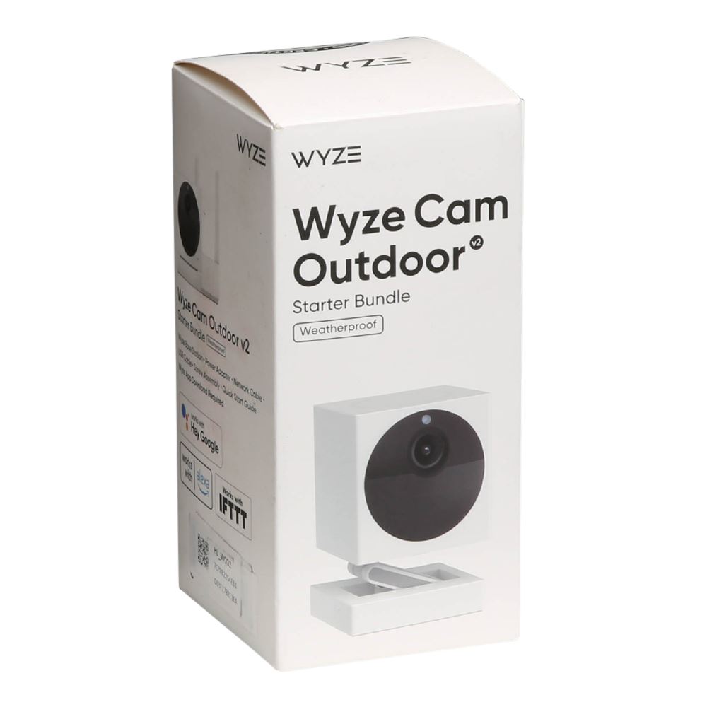 Wyze Cam Outdoor Starter Bundle v2 (Refurbished); Indoor/Outdoor; 1080p ...
