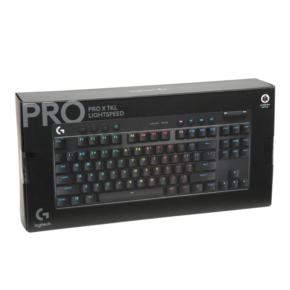 Logitech G Pro X TKL Lightspeed (Tactile) - BLACK - Micro Center