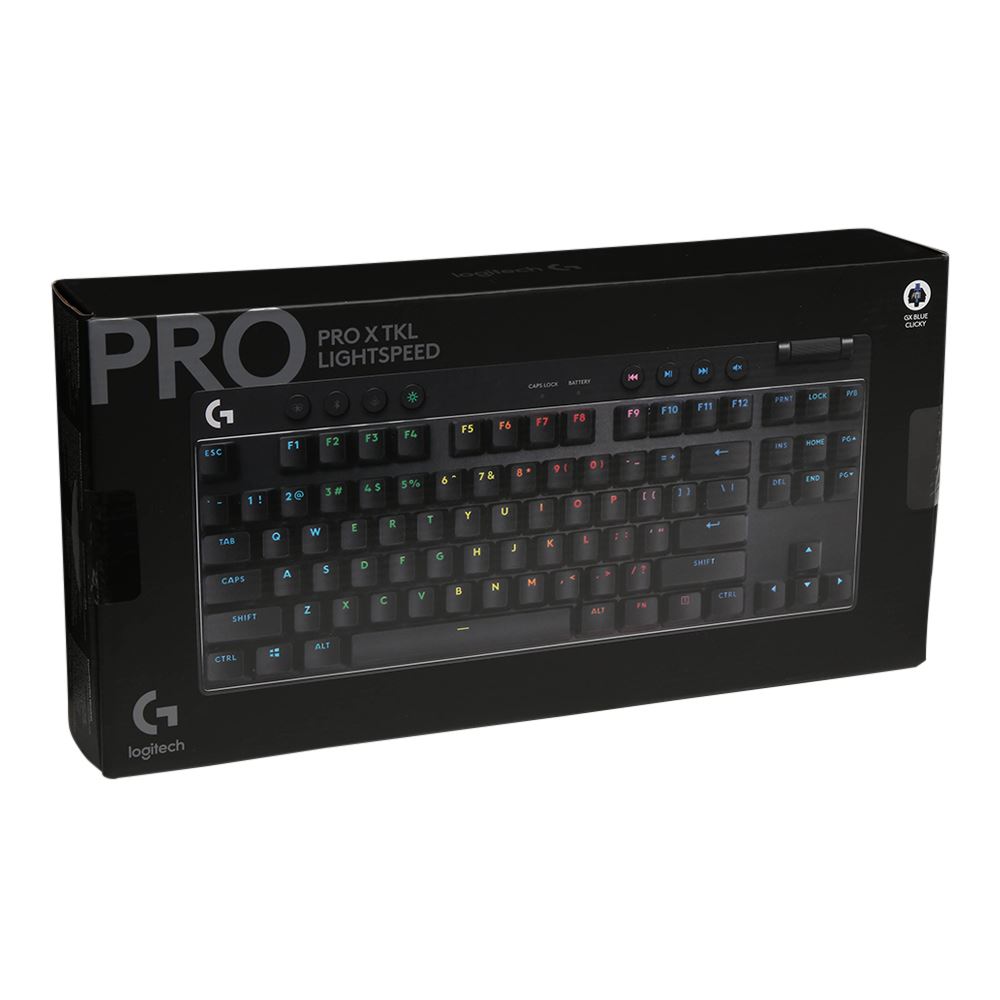 Logitech G Pro X TKL Lightspeed (Clicky) - Black - Micro Center