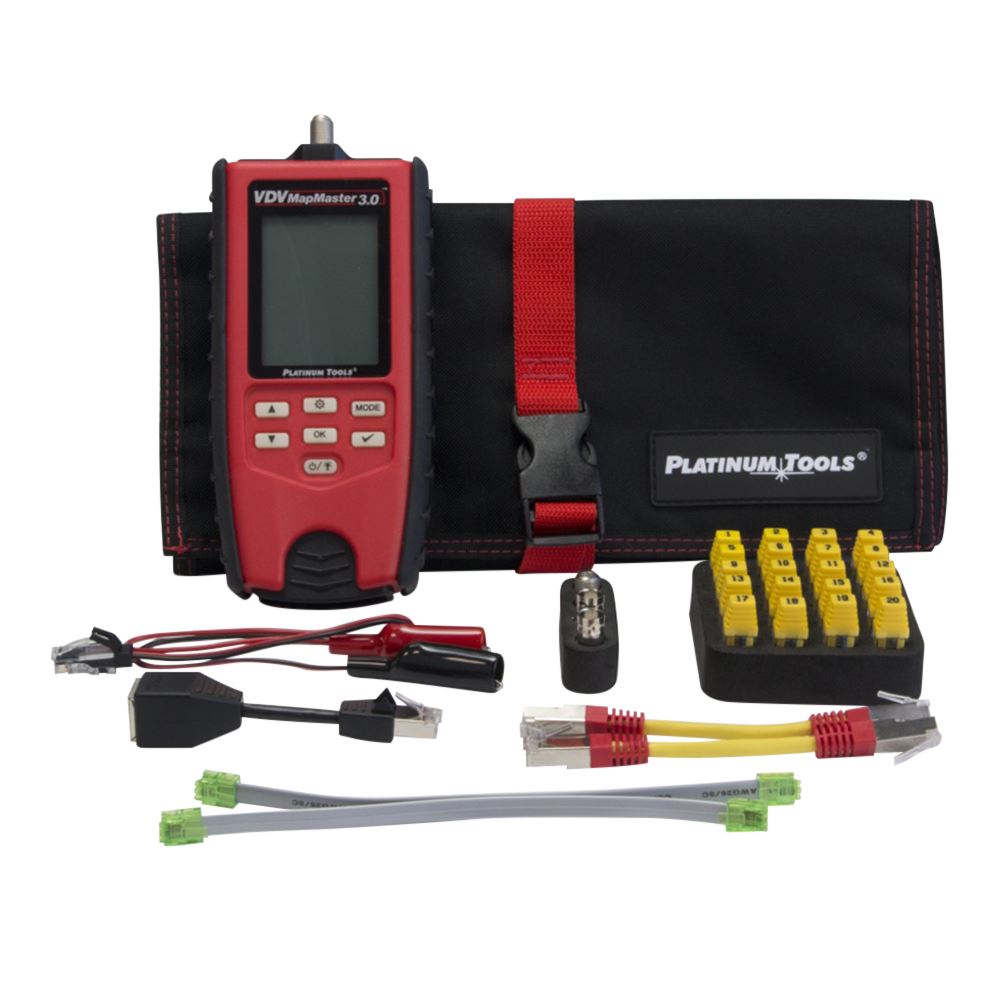 Platinum Tools VDV MapMaster 3.0 Cable Tester Kit - Micro Center