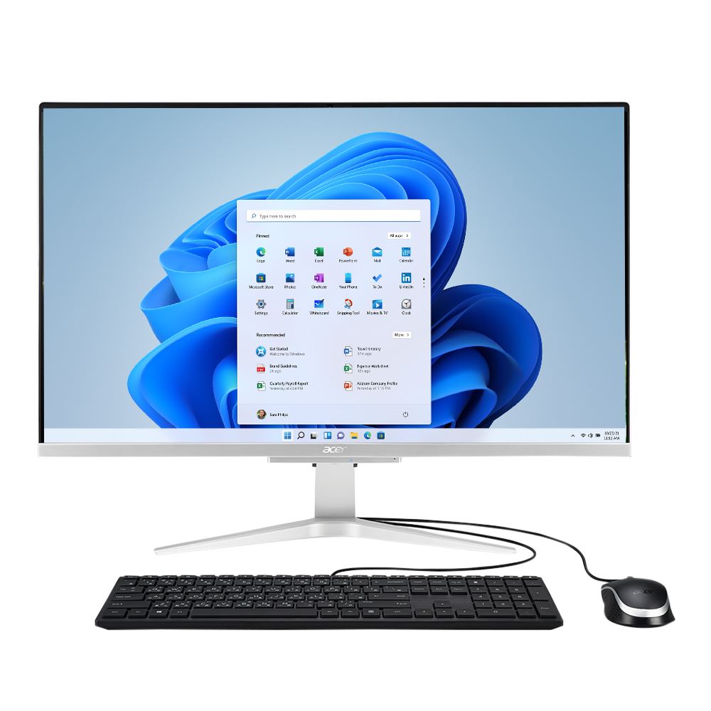Acer Aspire C27-1655-URi5 27" All-in-One Desktop Computer; 27" Full HD ...