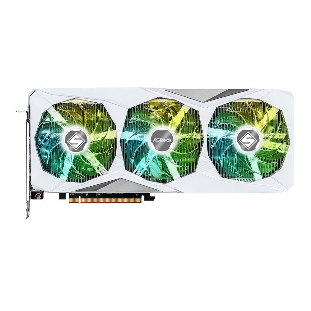 ASRock AMD Radeon RX 7800 XT Steel Legend RGB Overclocked Triple Fan ...