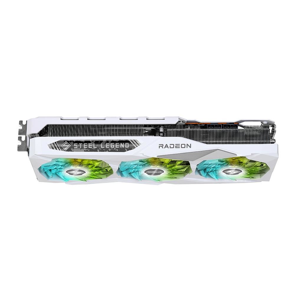 ASRock AMD Radeon RX 7800 XT Steel Legend RGB Overclocked Triple Fan ...