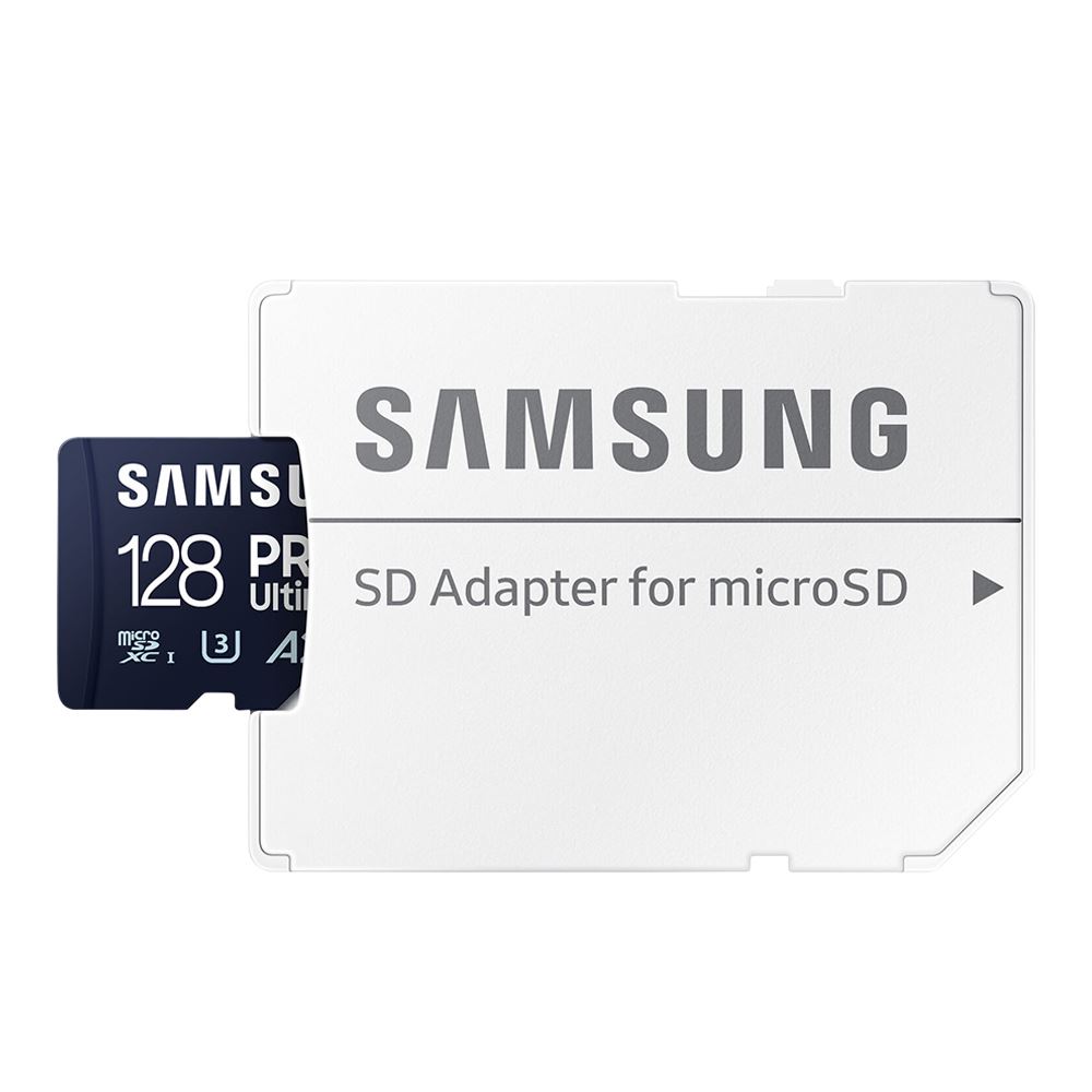 Samsung 128GB PRO Ultimate microSDXC U3/V30/A2 Flash Memory Card with ...