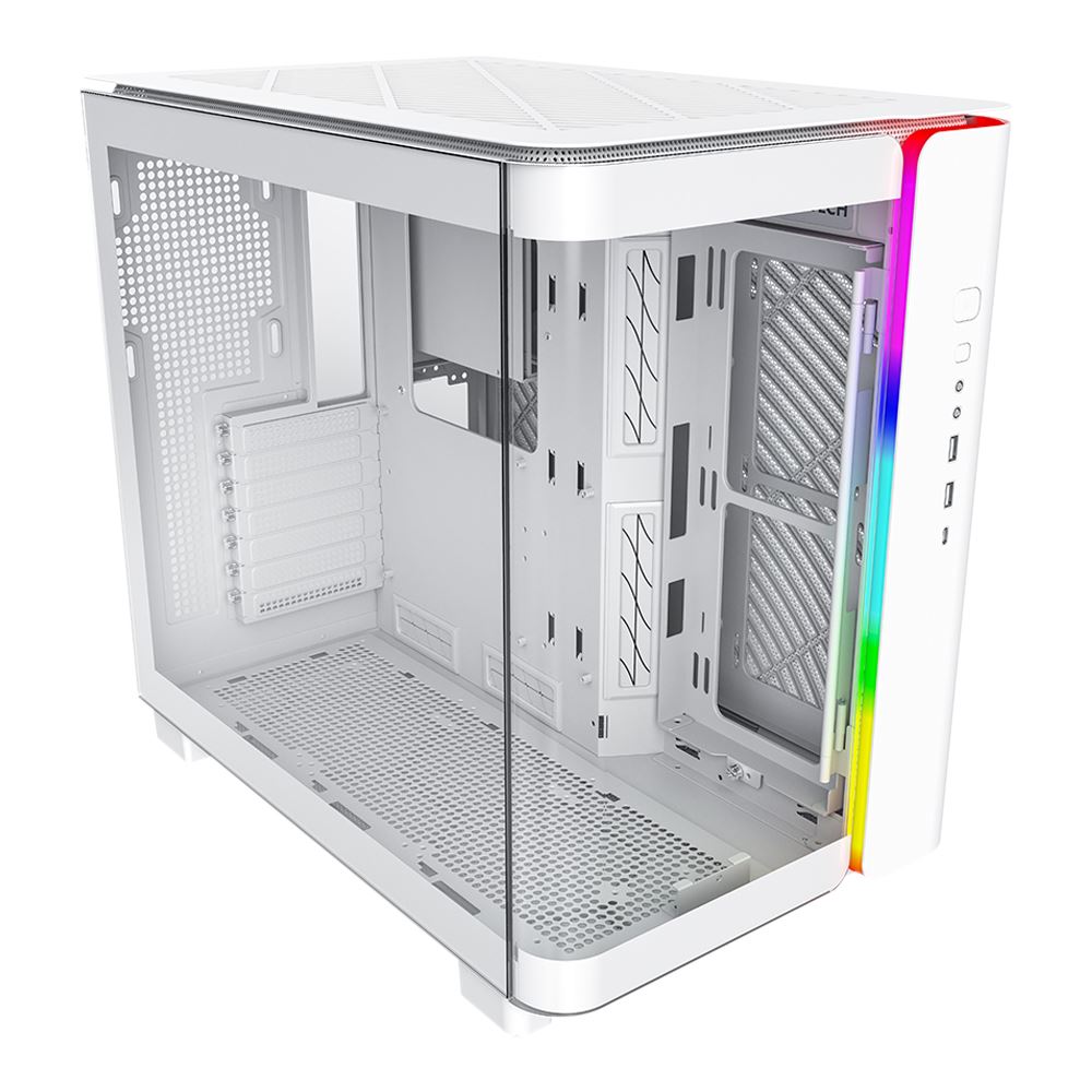 Montech KING 95 Tempered Glass ATX Mid-Tower Computer Case - White ...