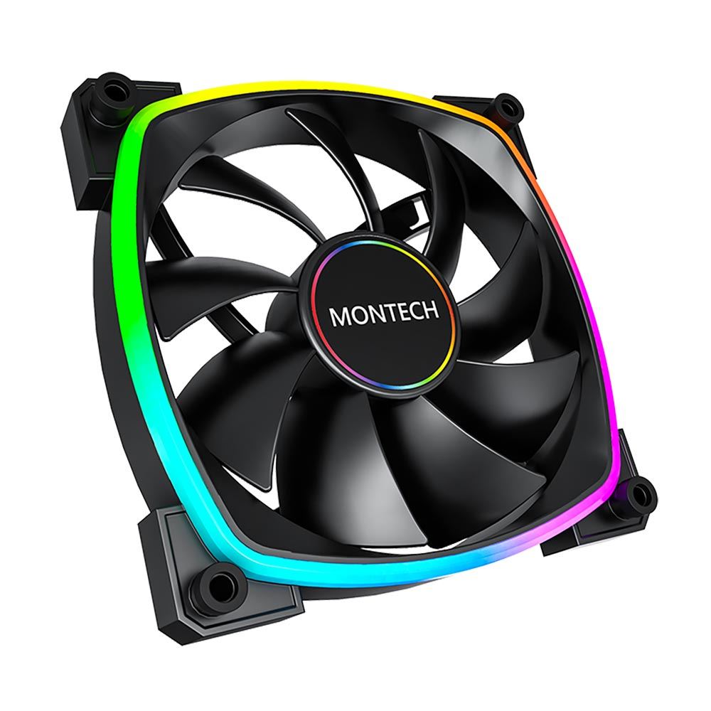 Montech AX140 ARGB 140mm Hydro Dynamic Bearing Case Fan - Black - Micro ...